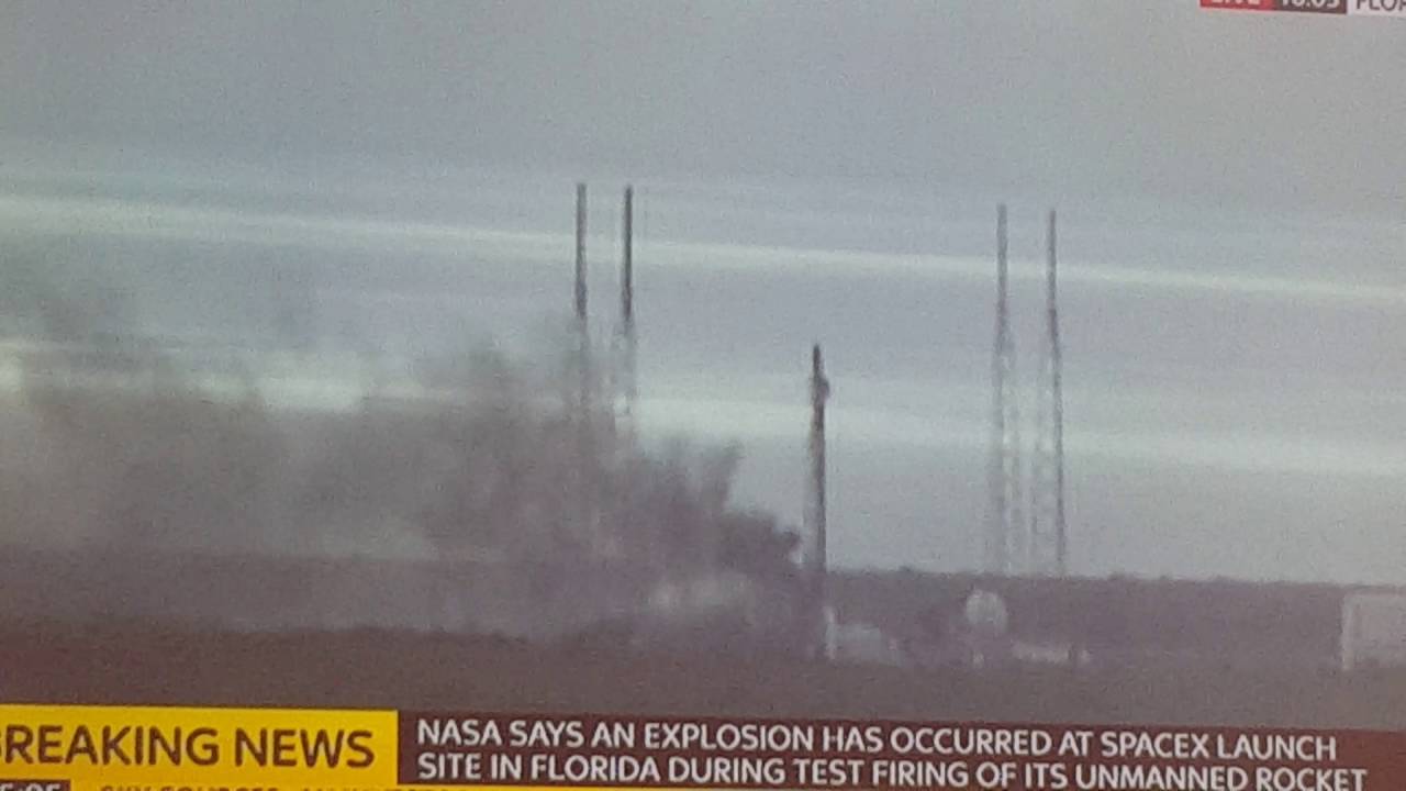 Space x explosion raw footage nasa explosion - YouTube