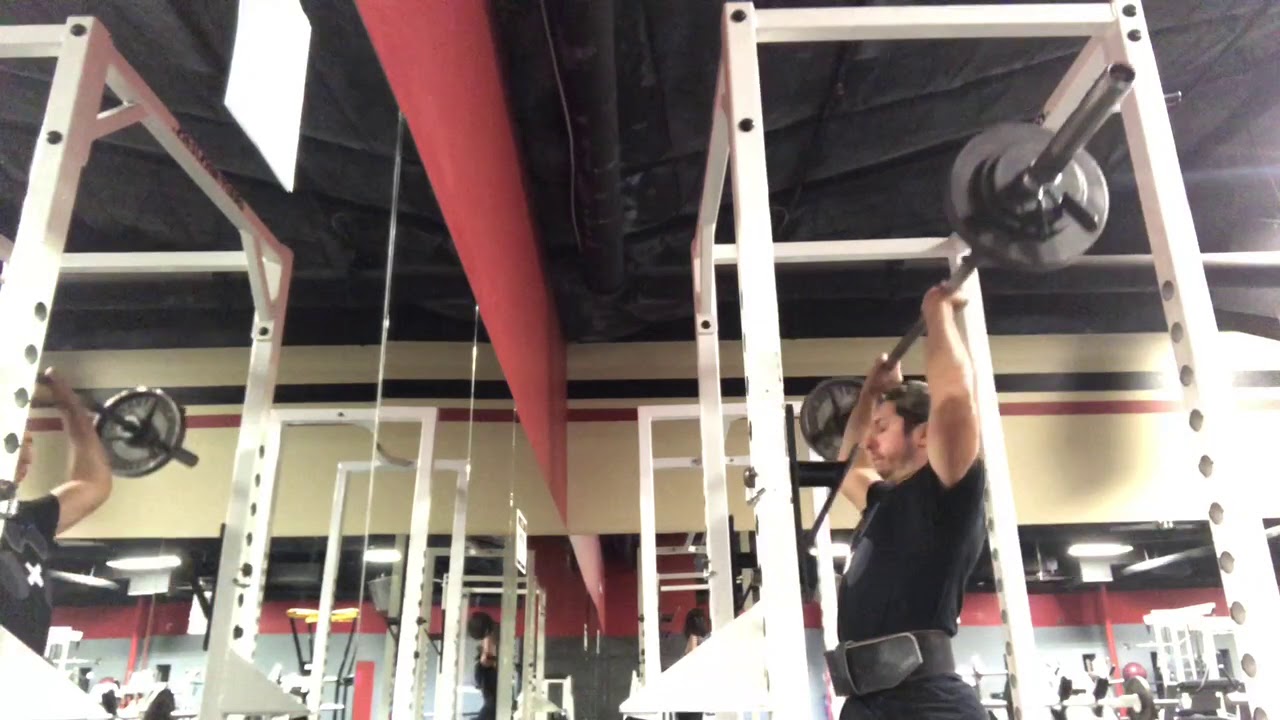 Day 30 of Starting Strength, Press - YouTube