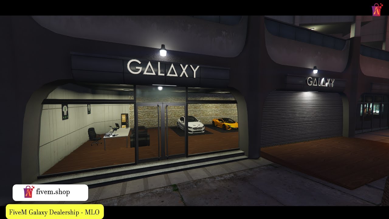 FiveM Galaxy Dealership MLO | FiveM Dealership MLO #fivem #dealership ...