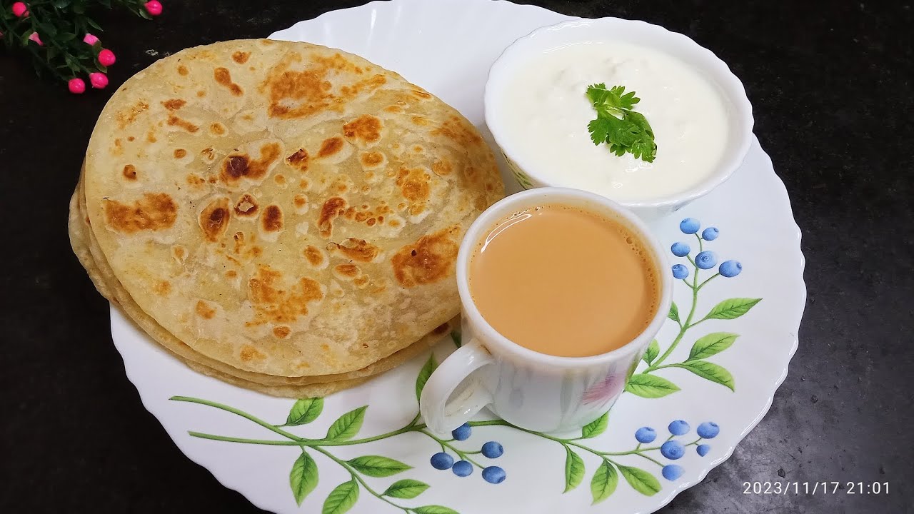 Hotel style soft maida ka paratha recipe - YouTube