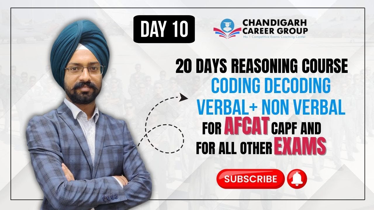 Coding Decoding Day 10 Afcat Reasoning 20 Days Complete Course 2326
