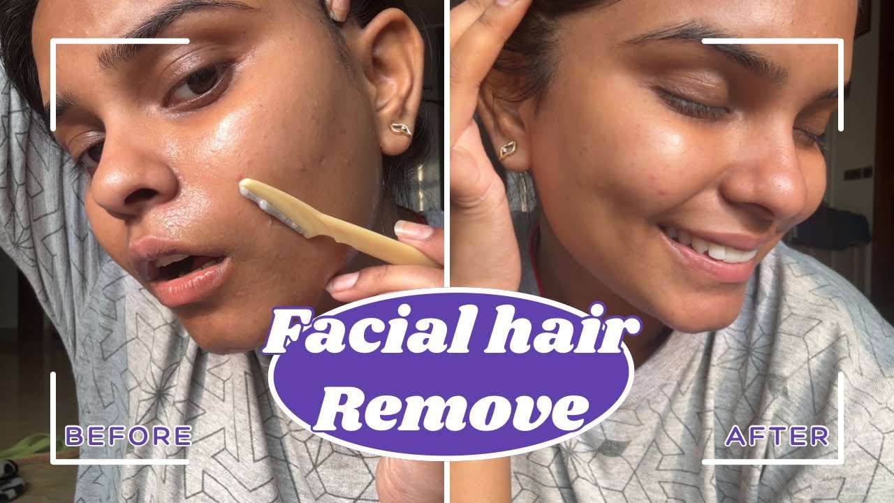 How to Remove Facial Hair at Home Using a Tinkle Razor | Step-by-Step ...