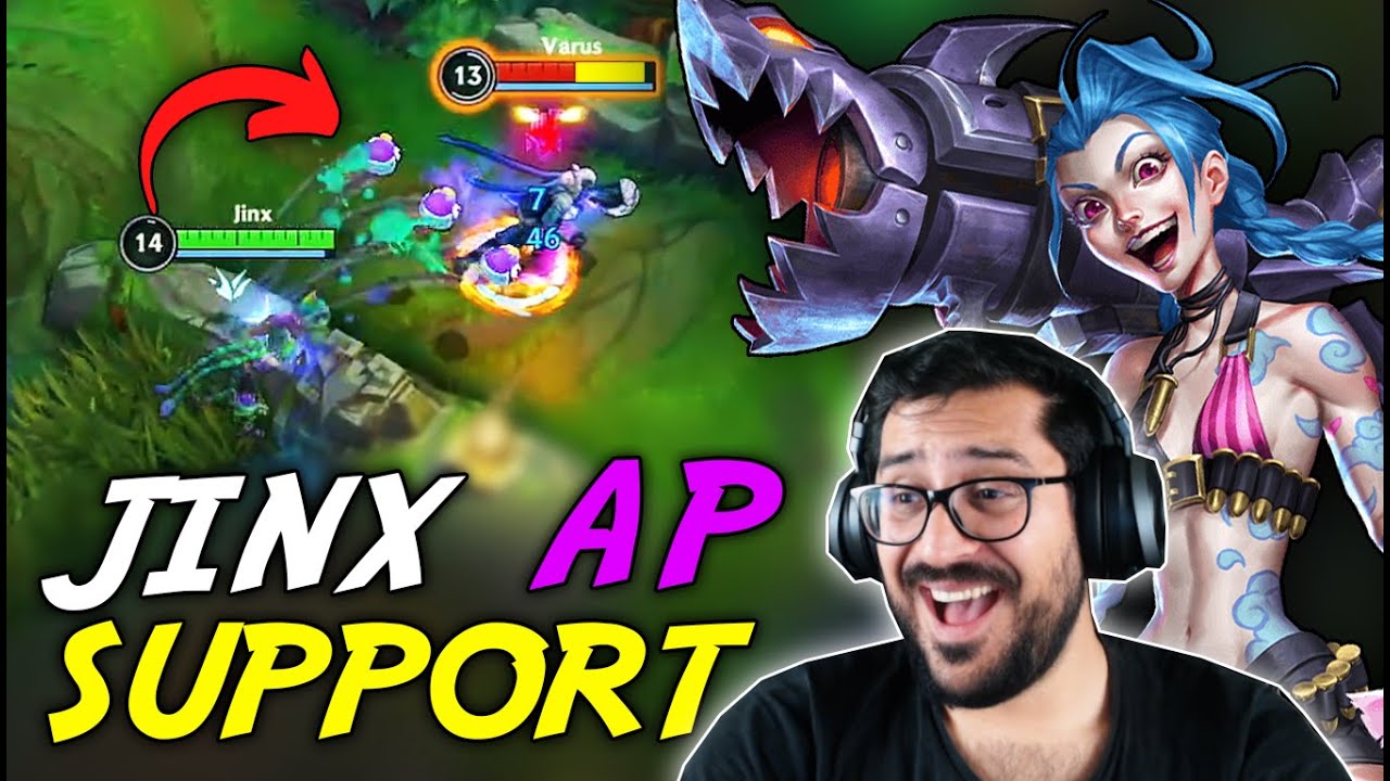 JINX AP SUPPORT ES MUY MOLESTA EN WILD RIFT!! - YouTube