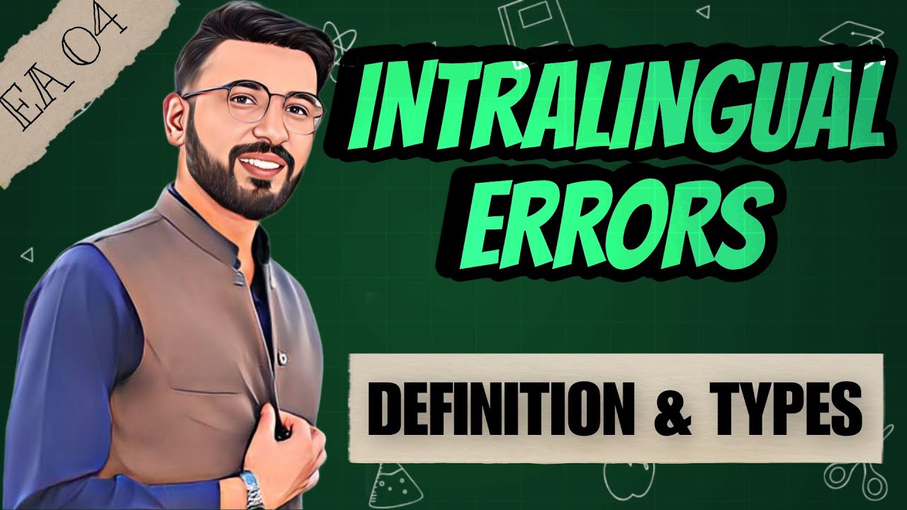 IntraLingual Errors in Error Analysis (Urdu & Hindi) - YouTube