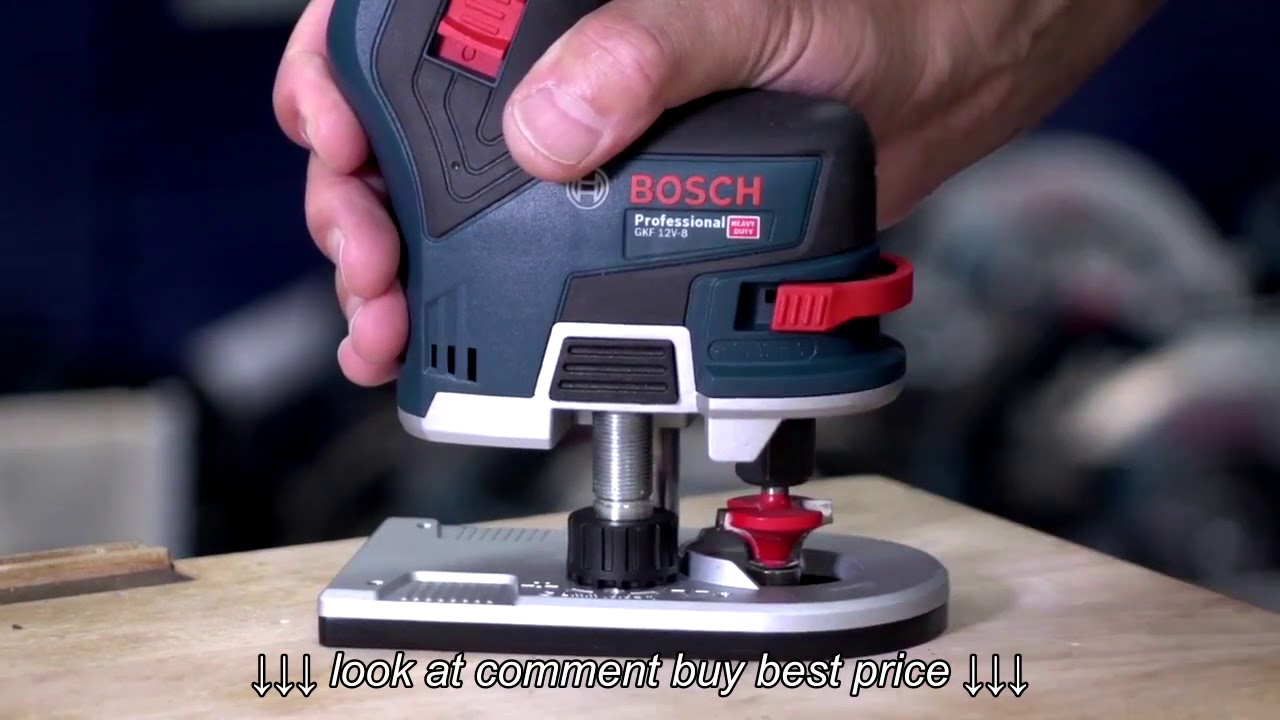 Bosch GKF 12V 8 Brushless Cordless Compact Router Trimmer Eric Explains ...