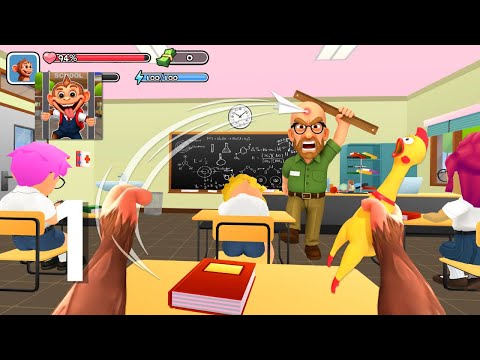 Monkey Student: School Prank - Gameplay Walkthrough Part 1 (Android, IOS)