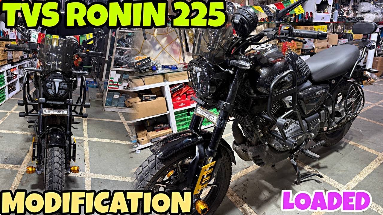 TVS RONIN 225 me Top Notch Loaded Modification kardi | Beautiful Looks ...