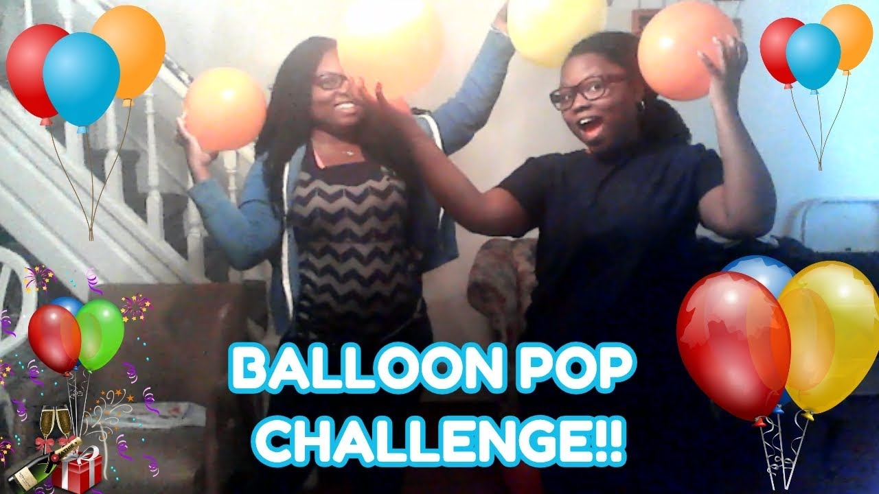 BALLOON POP CHALLENGE!!! - YouTube