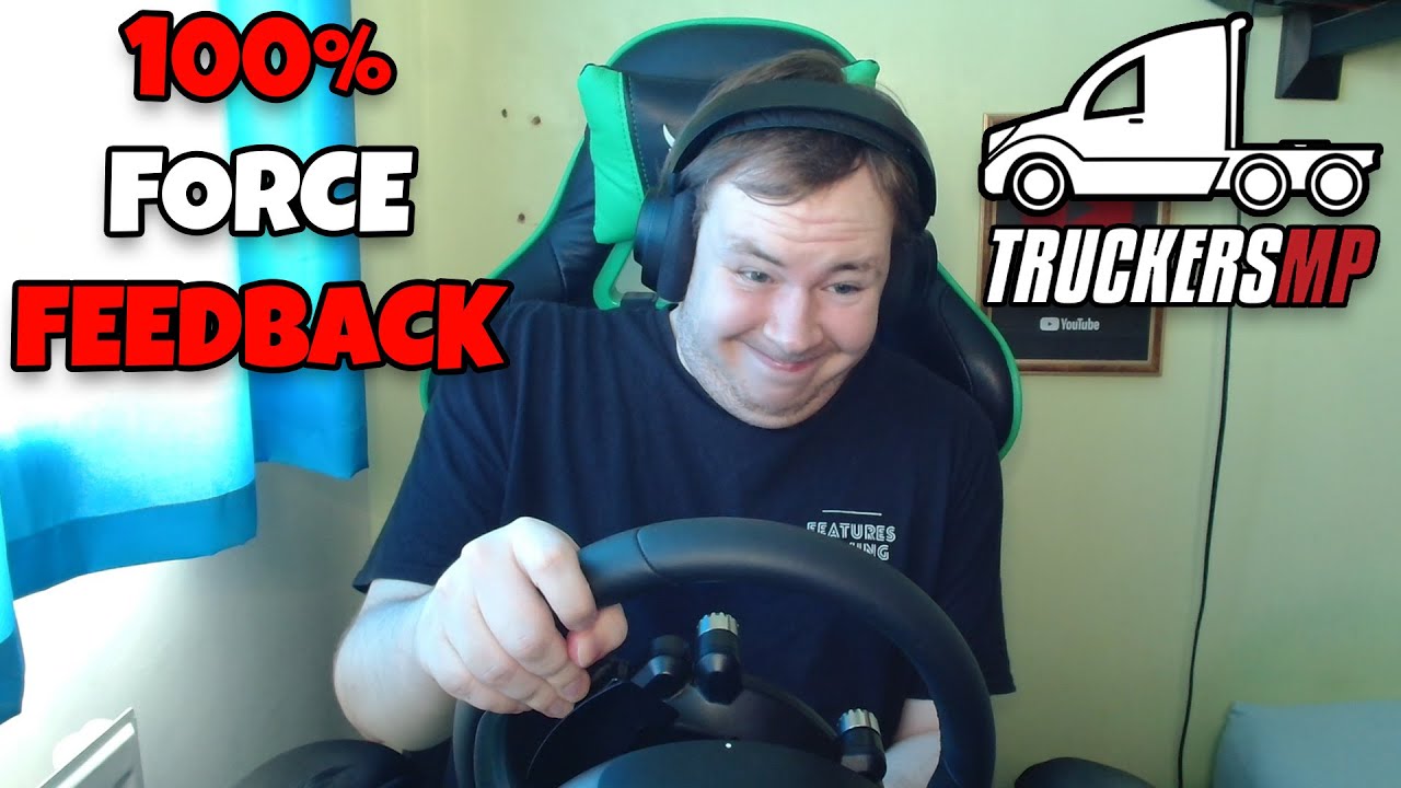 CD ROAD WITH 100% FORCE FEEDBACK!! (COT #210 - TruckersMP) - YouTube