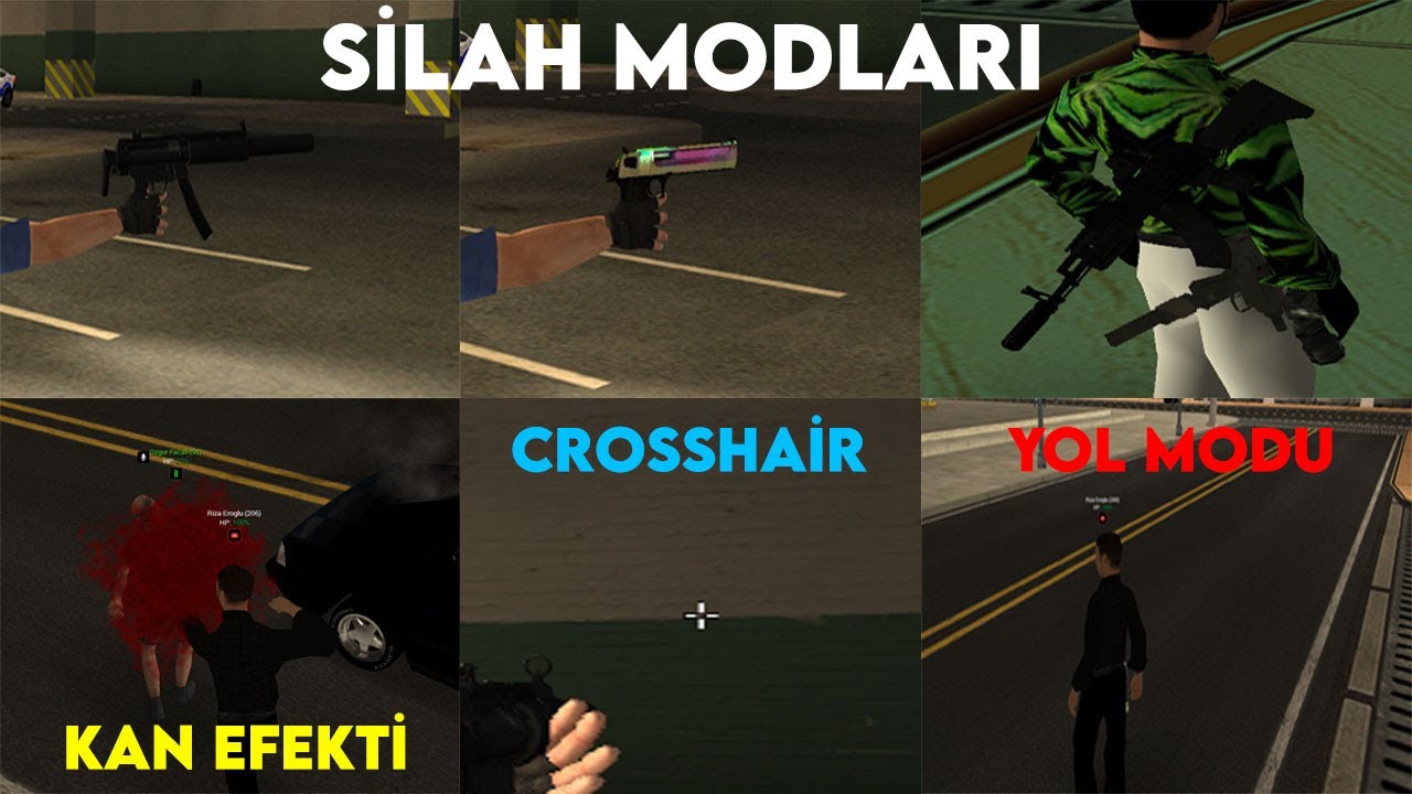 MTA FPS düşürmeyen 808 MOD kurulumu. (Crosshair, yol modu, silah modu ...