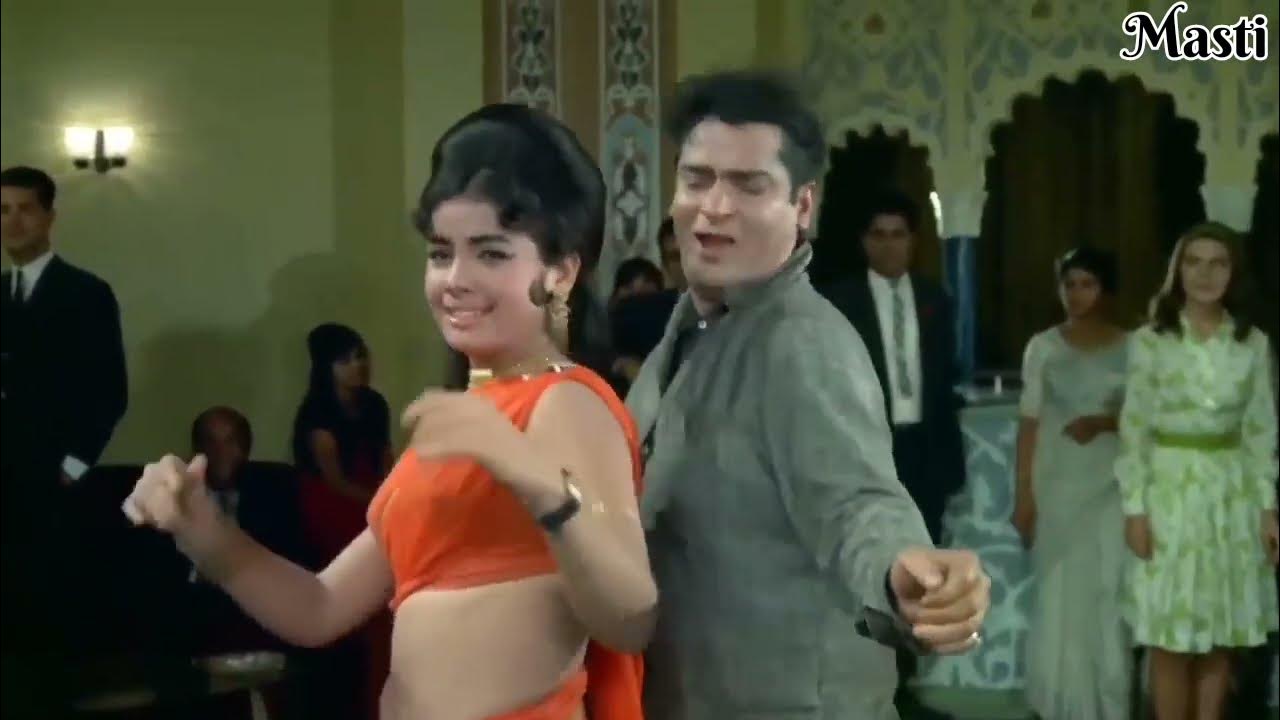 Aaj Kal Tere Mere Pyar Ke Charche-4K Video Song| Shammi Kapoor | Mumtaz | Pran | Brahmachari ...