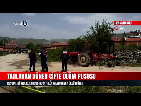 Husumetli Oldukları Karı-Kocayı Köy Meydanında Öldürdüler
