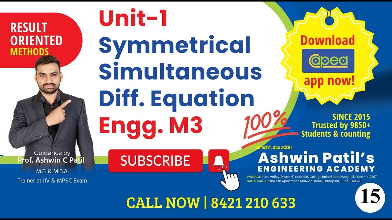 "A Journey Through LDE in Engineering Maths-3" (Symmetrical ...