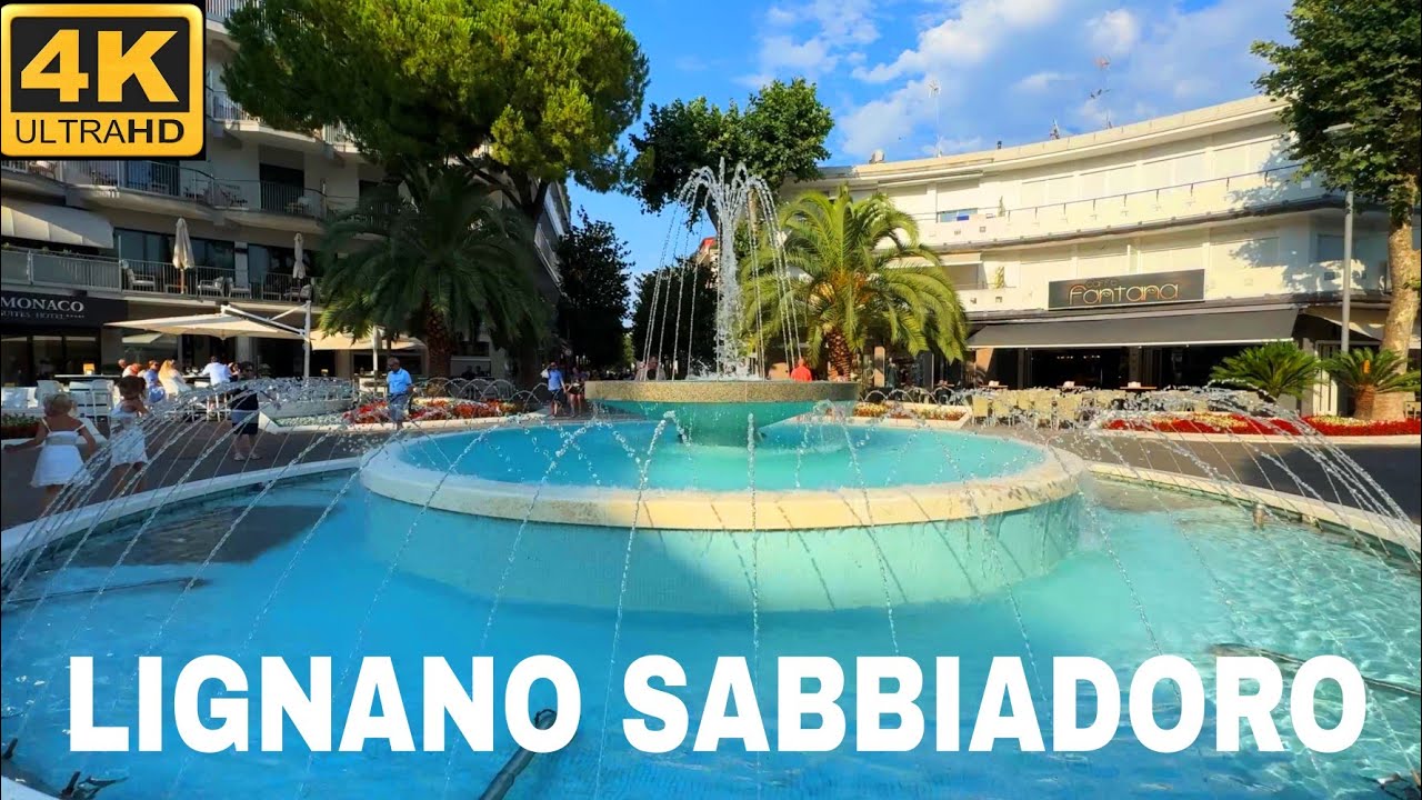 Lignano Sabbiadoro, Italy | City Center 4K UHD - YouTube