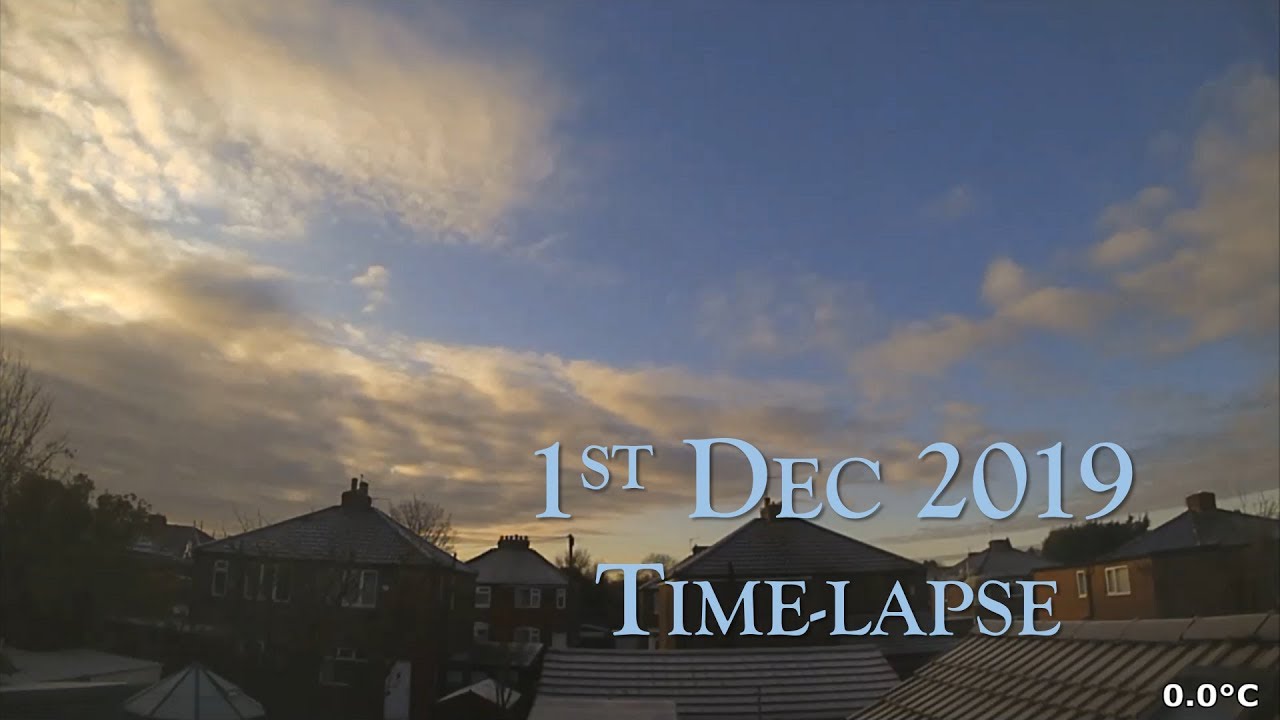 1 December 2019 Time-lapse - YouTube