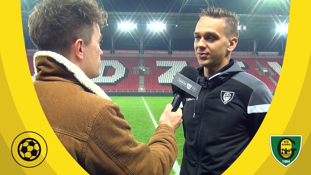 Dawid Rogalski po meczu Widzew Łódź - GKS Katowice 1:1 (19 10 2019 ...