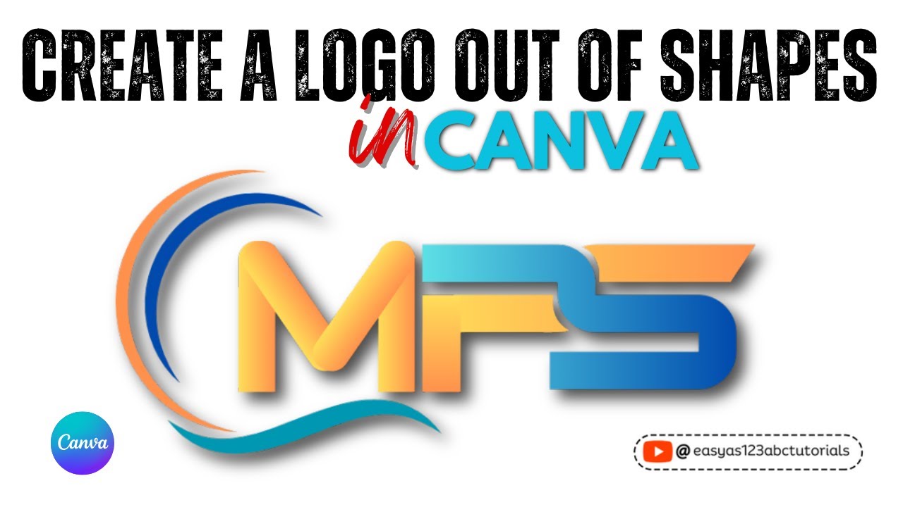 How to Create a Logo out of shapes in Canva Tutorial for Beginners ...