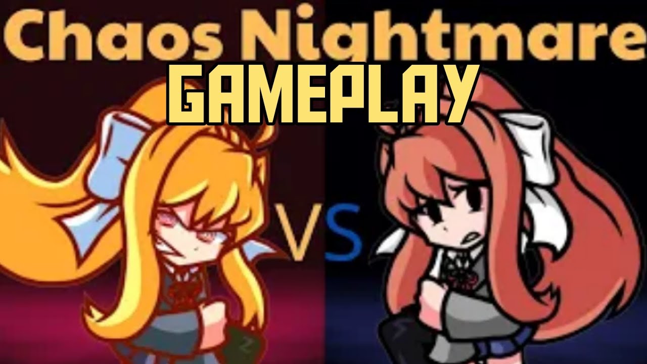 fnf dark puddle (phantasm but monika/Lunatic sing it) gameplay - YouTube