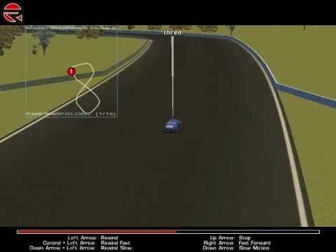 My rfactor track, figure8 - YouTube