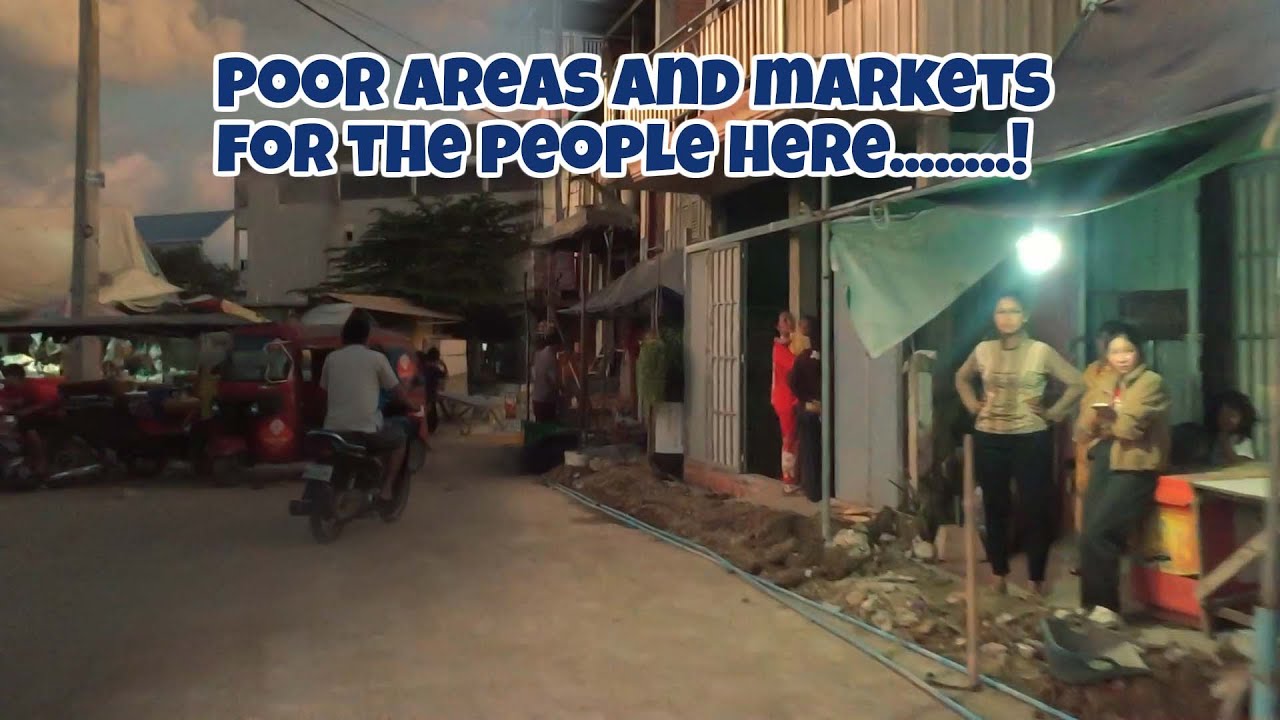 Poor areas and markets for the people here........! Reflecting real ...