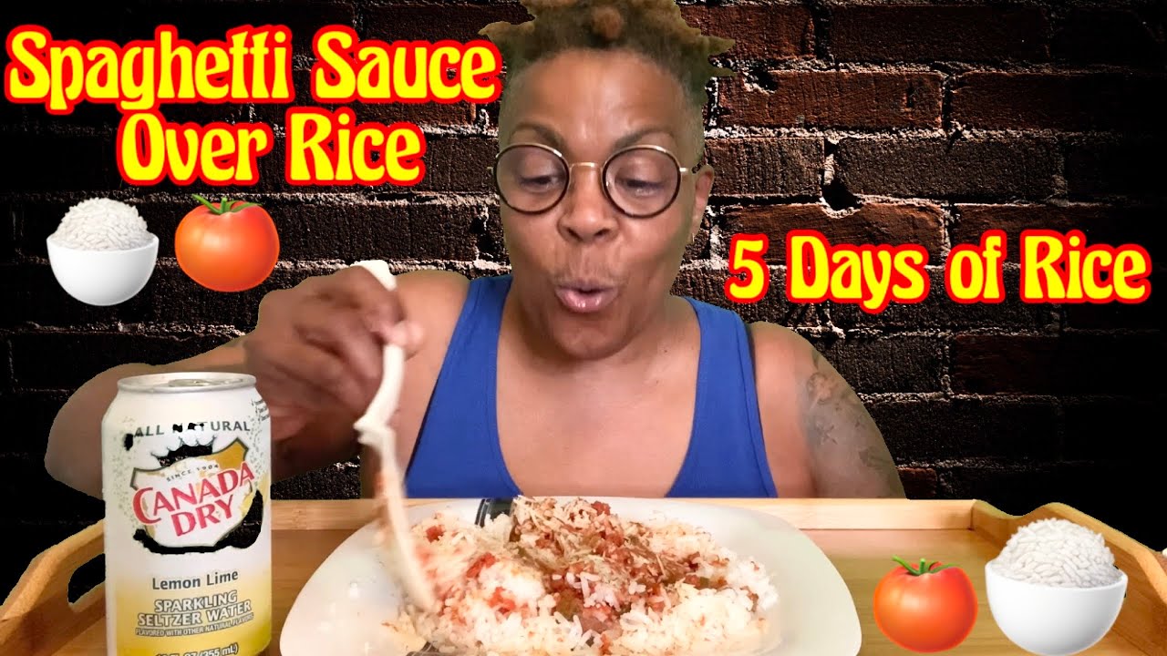 Spaghetti Sauce Over Rice 🤔 - YouTube