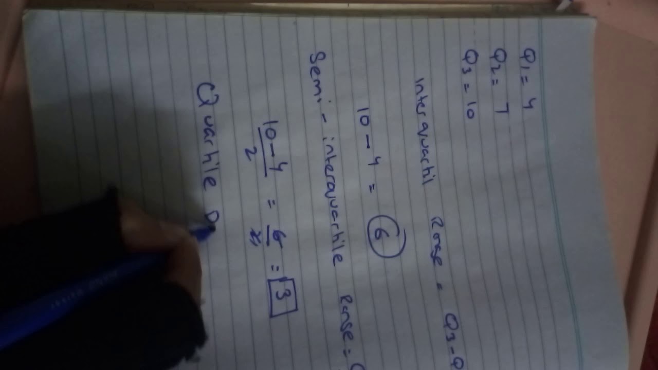 (part 3 ) how to solve Quartiles - YouTube