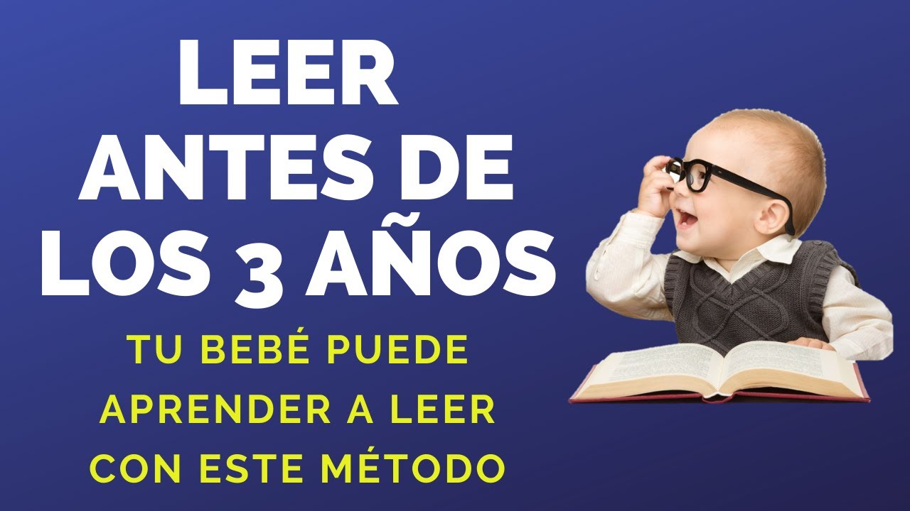 Método Doman para enseñar a leer a tu bebé antes de los 3 años. - YouTube
