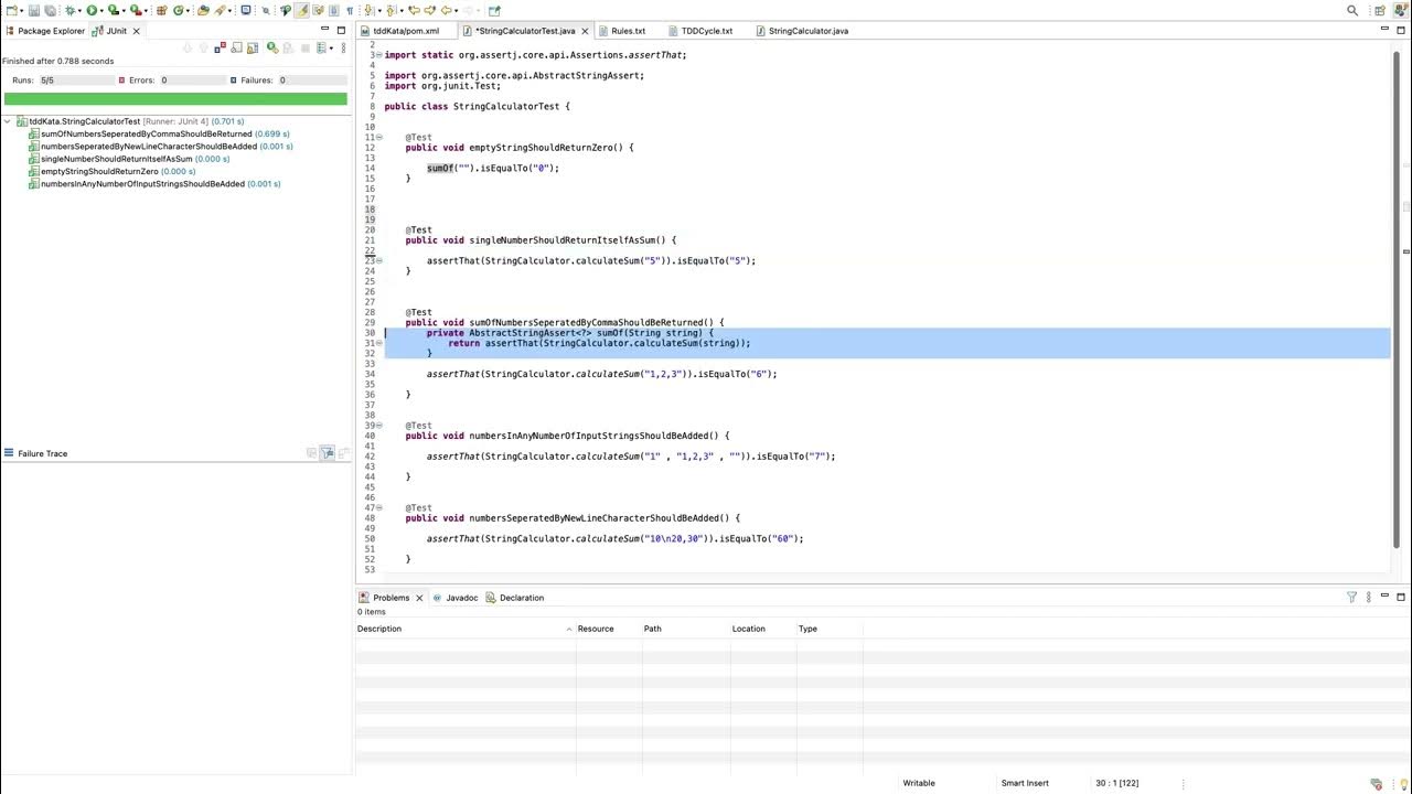String Calculator TDD Kata Part 4 - YouTube