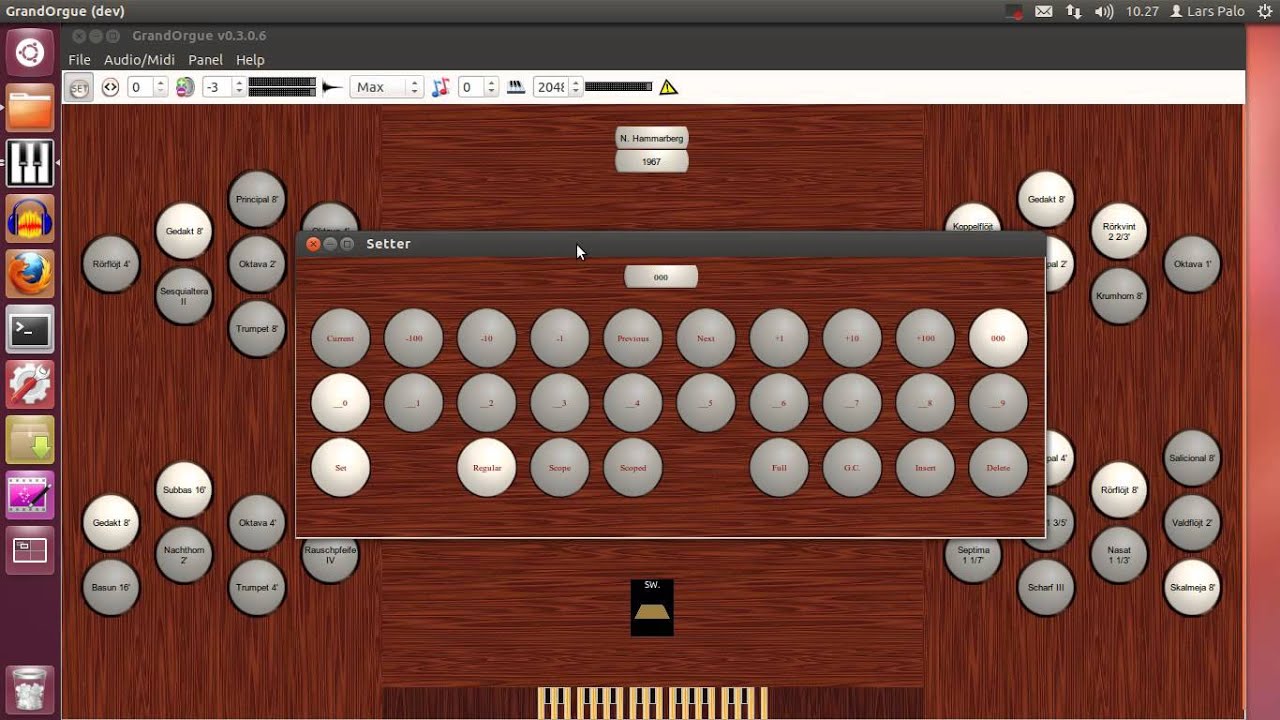 GrandOrgue panels - YouTube