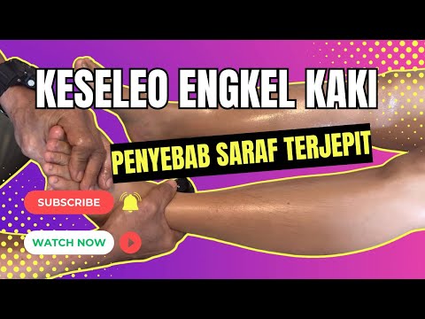 KESELEO ‼️ ENGKEL PERGELANGAN KAKI TUTORIAL PIJAT TRADISIONAL PENYEBAB SARAF KEJEPIT PINGGANG