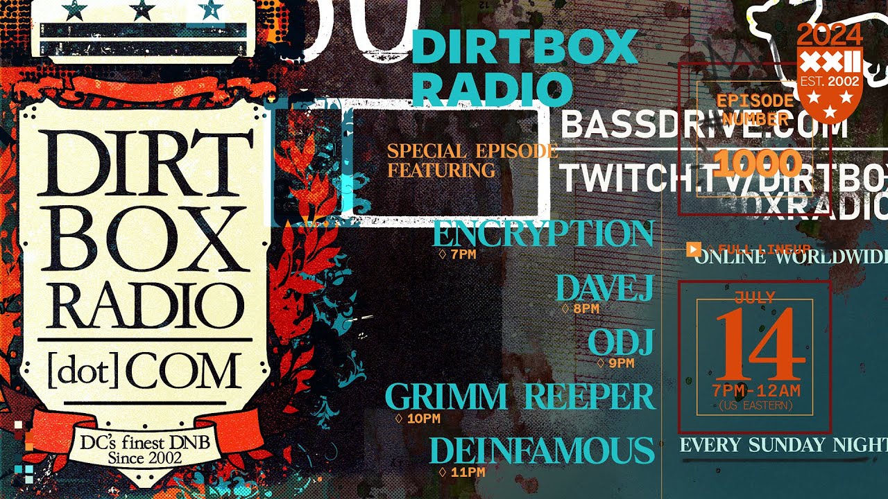 Dirtbox Radio #1000 (1/5): Encryption - 2024/07/14 - Techstep! - YouTube