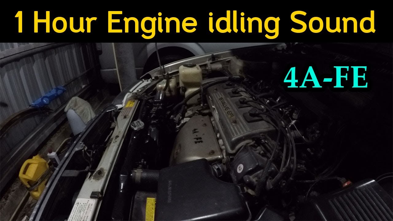 1 Hour Engine idling Sound | 4A-FE - YouTube