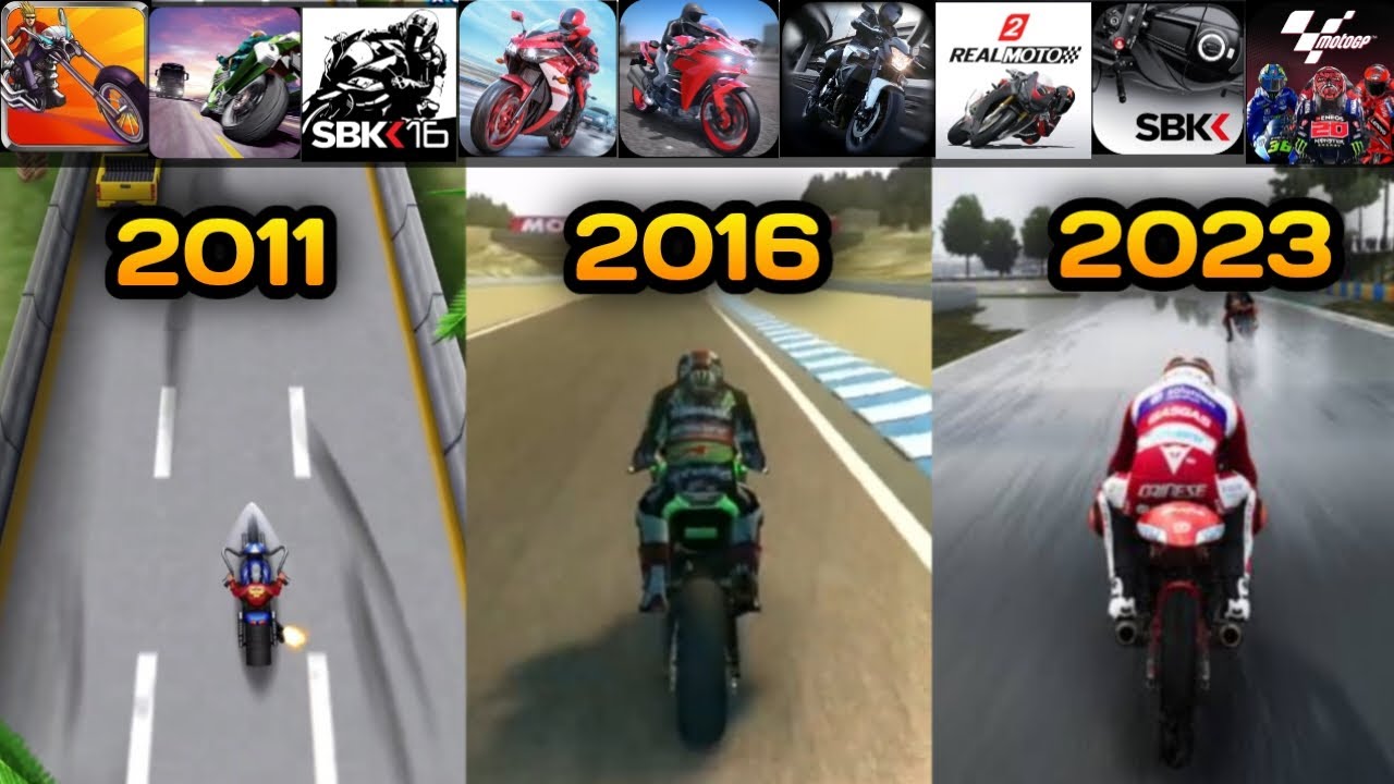Evolution of Android/IOS Bike Racing Games - YouTube