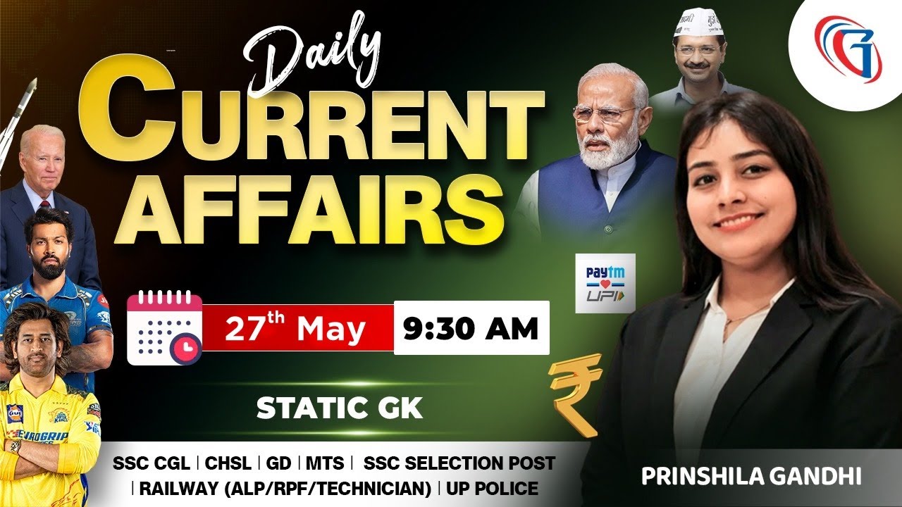 27 May Current Affairs 2024 | Current Affairs Today | Current Affairs ...