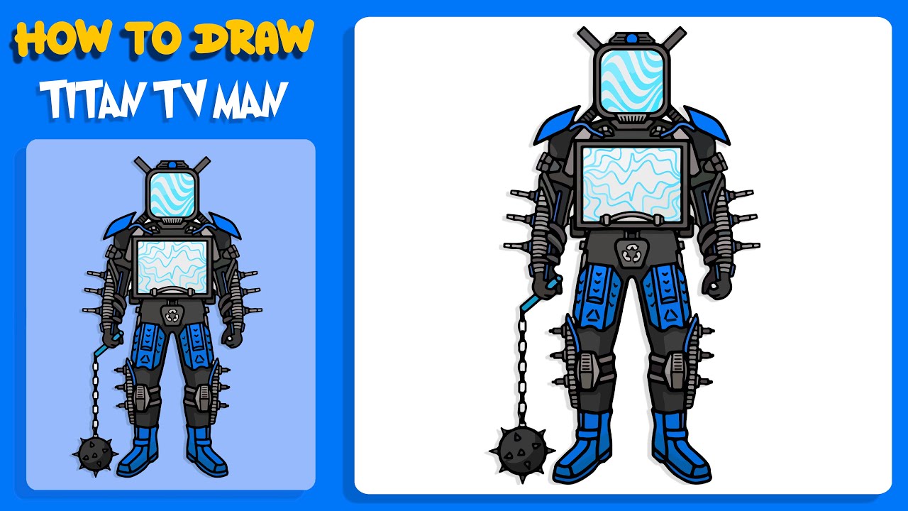 Titan TV MAN Upgrade - HOW TO DRAW - YouTube