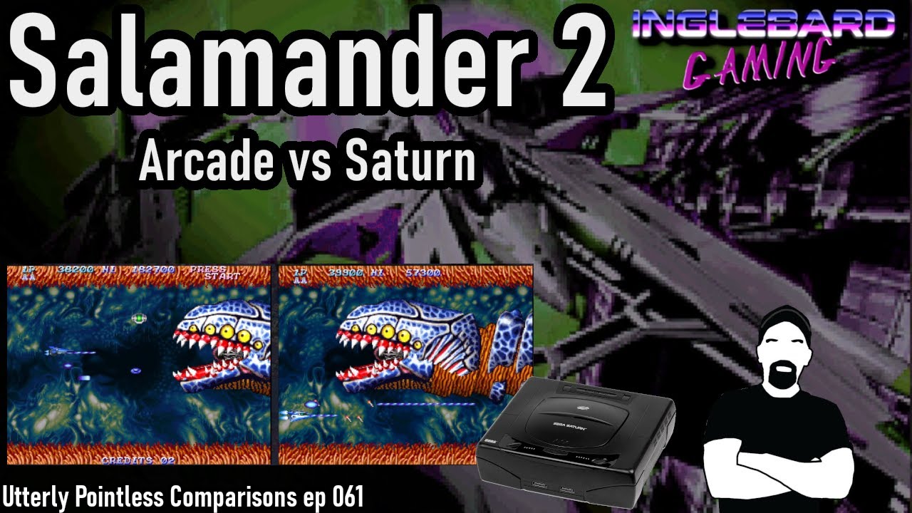 Salamander 2 arcade vs Saturn | Life Force | Utterly Pointless Comparisons - YouTube
