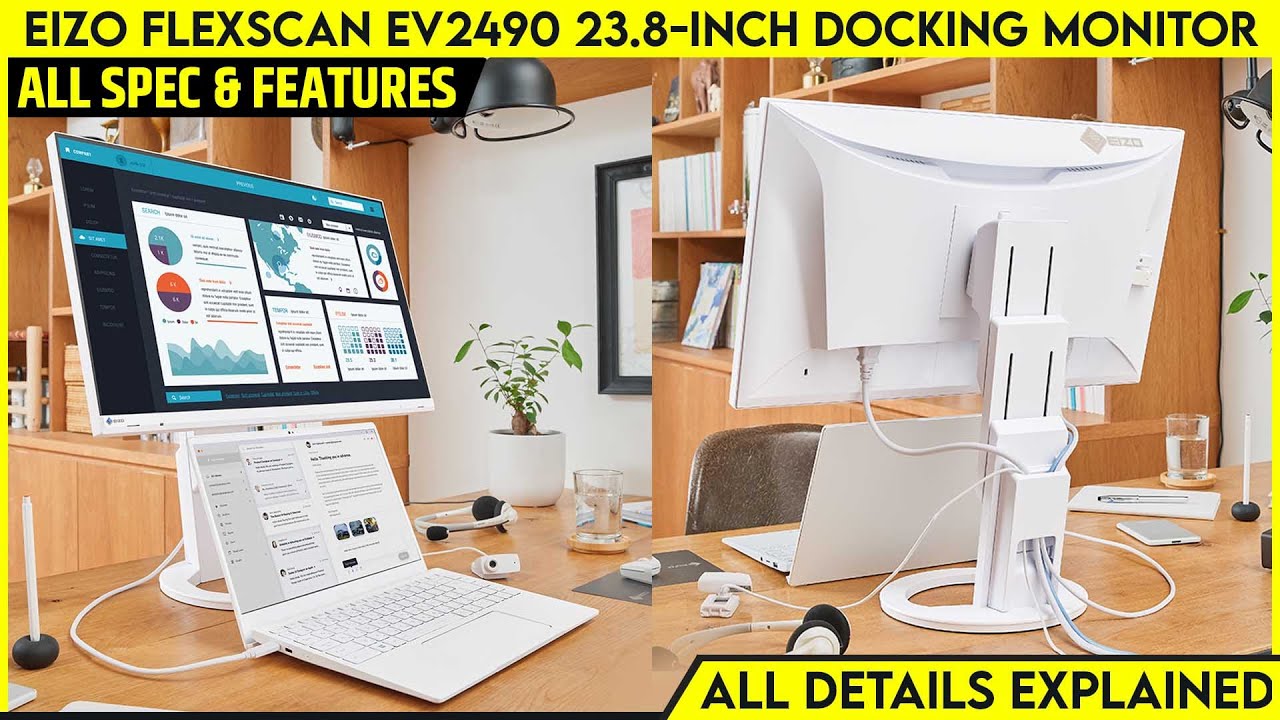 EIZO FlexScan EV2490 23.8-inch USB Type-C Docking Monitor Launched with Sustainability Features ...