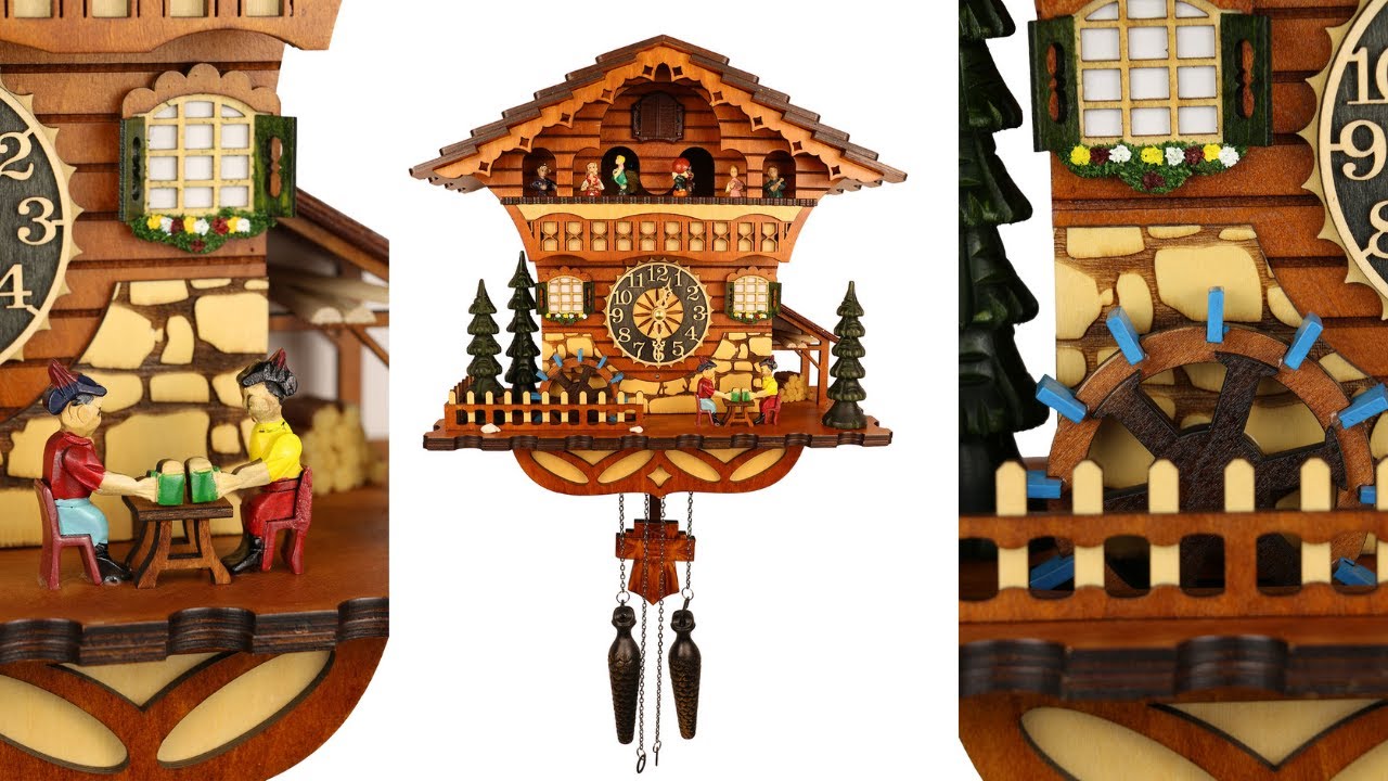 Dancers Cuckoo Clock - YouTube