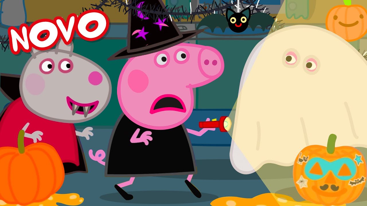 Peppa Pig Português Brasil | Caça aos Fantasmas | NOVO Contos da Peppa ...
