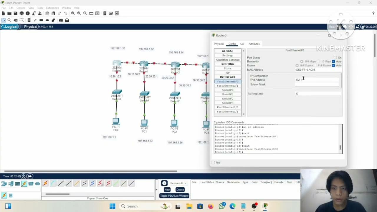 Tugas Praktik Jaringan Komputer, Static Routing - YouTube