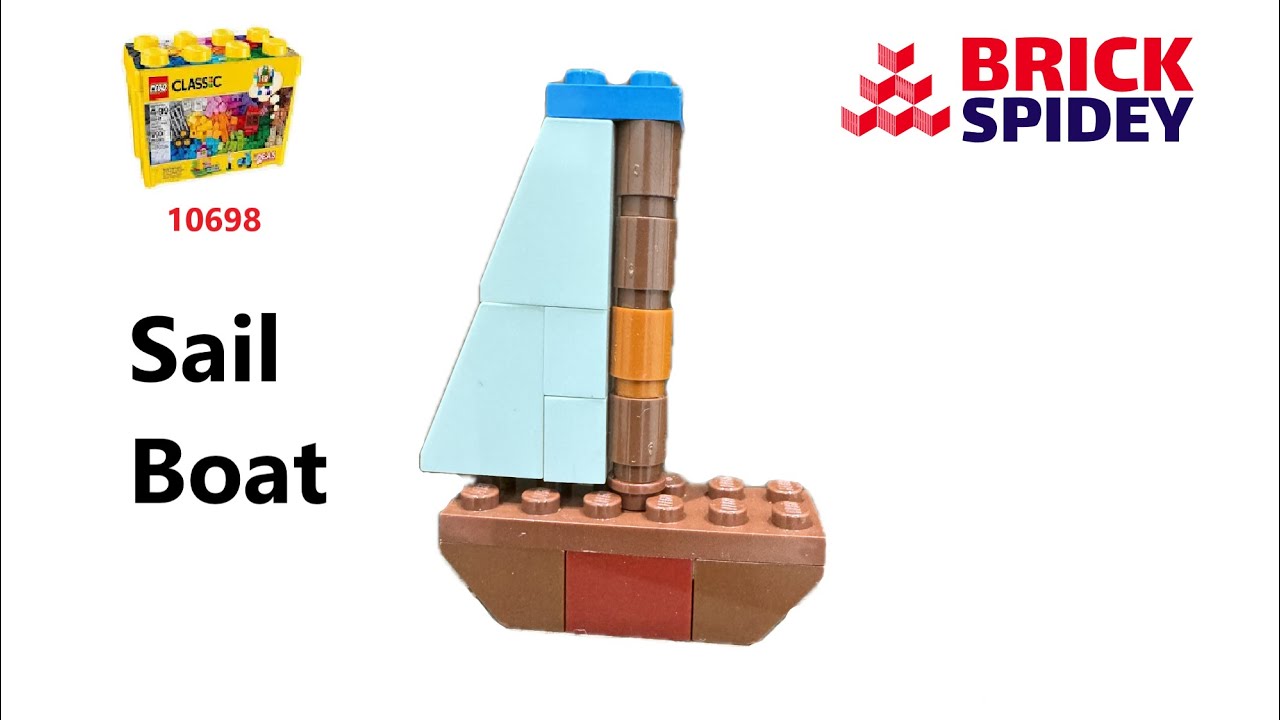 How to make a sail boat idea tutorial using Lego Classic 10698 - YouTube