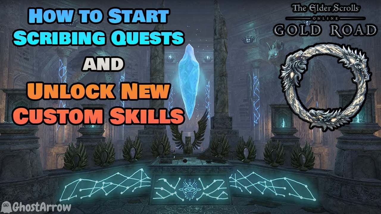 How to Start Scribing Quests and Unlock New Custom Skills in ESO - YouTube