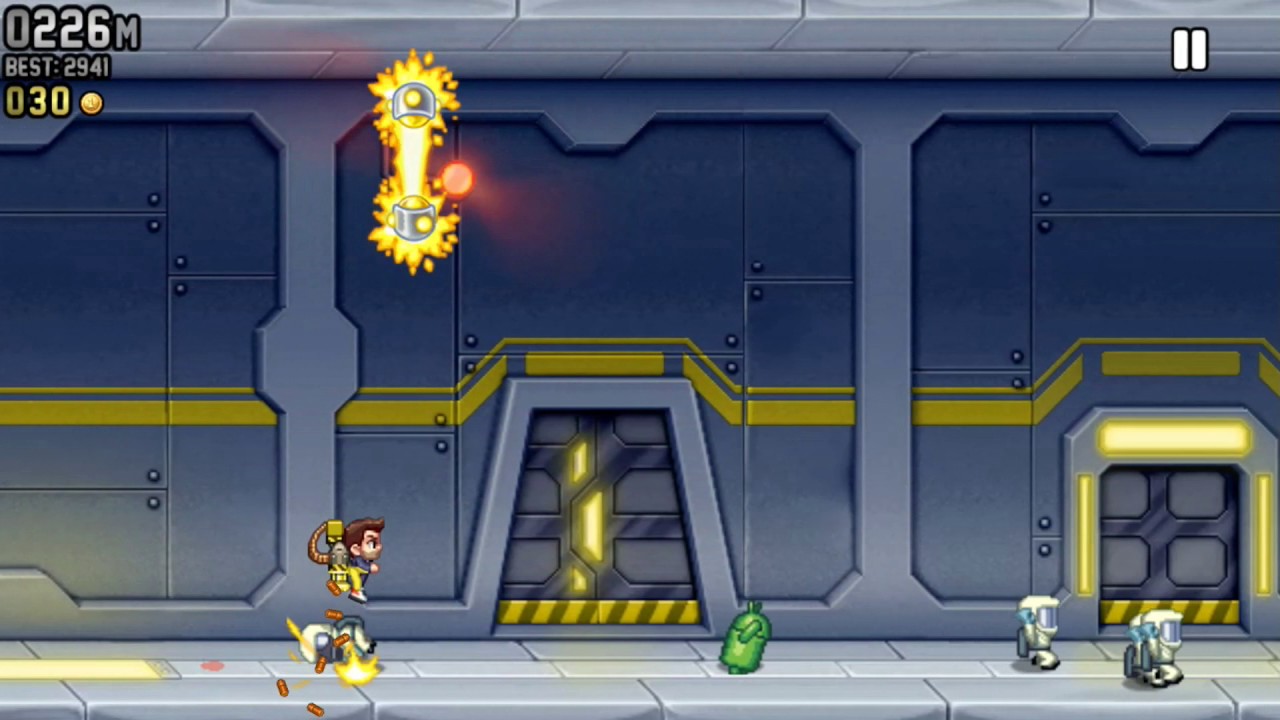 Jetpack Joyride (Gameplay #6, Highscore, Walkthrough) - YouTube