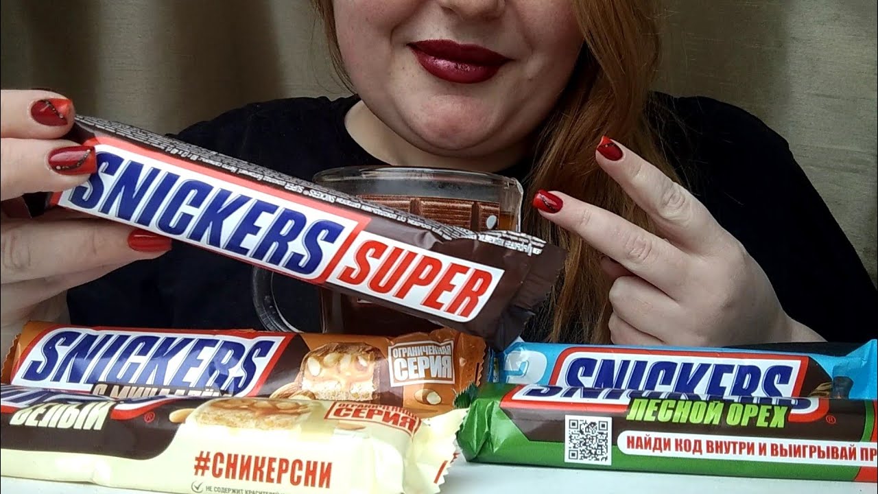 SNICKERS СНИКЕРС | Mukbang Eating ASMR - YouTube