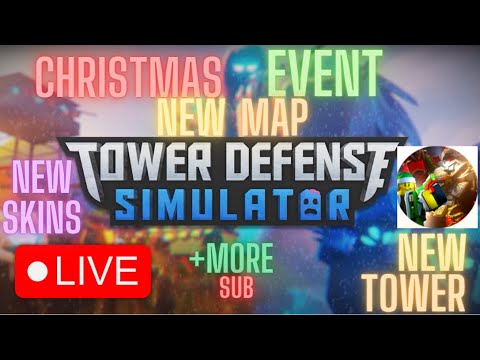 NEW CHRISTMAS EVENT OUT!! TDS // NEW SKINS AND TOWER!! - YouTube