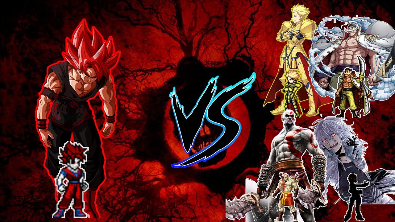 Goku Terror (Rework) by @ShadowMugen VS Some Broken Characters | MUGEN ...