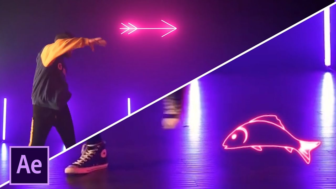 Glowing Effect on Objects | After Effects | Blottermedia Dance Effects ...