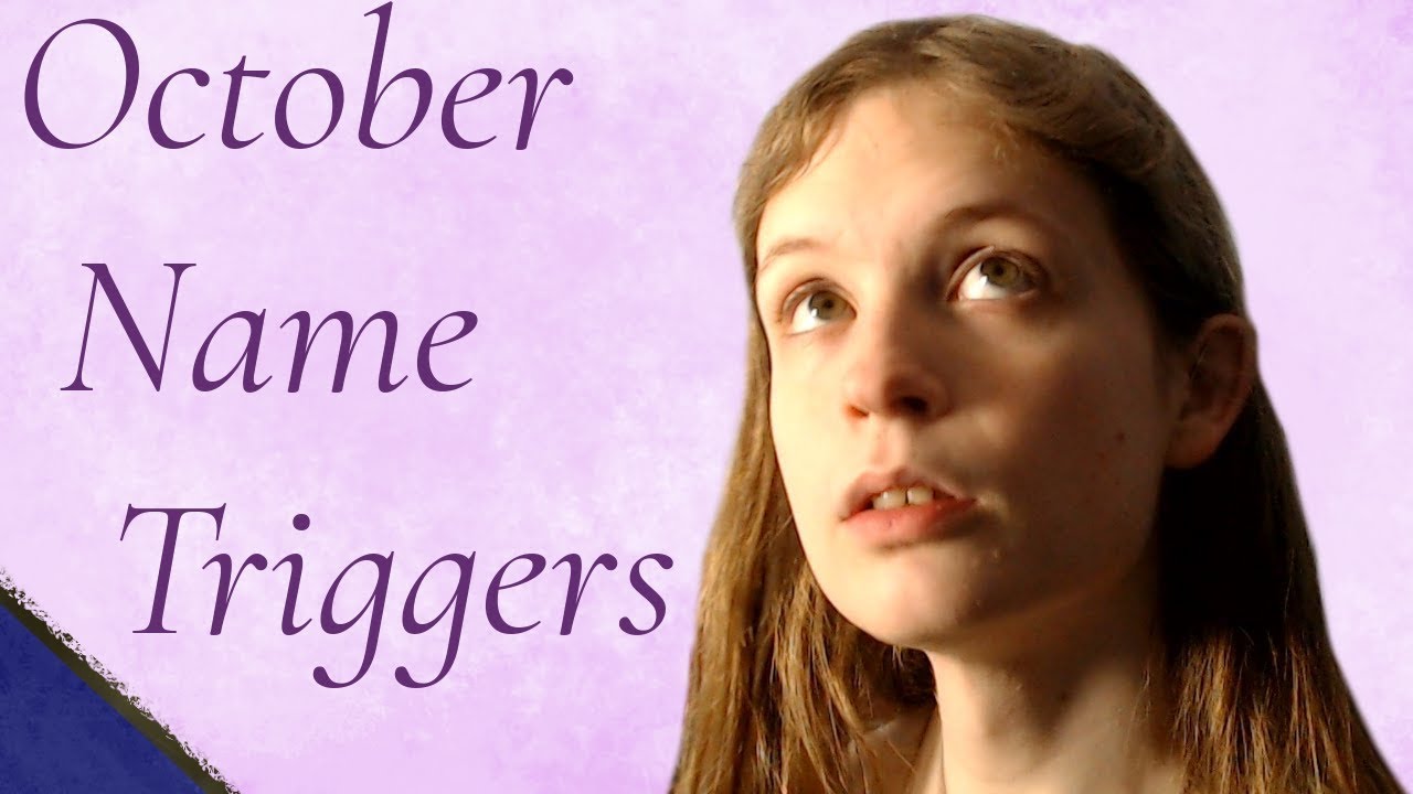 [ASMR] Patron Name Triggers - October (whispered) (patron video) - YouTube