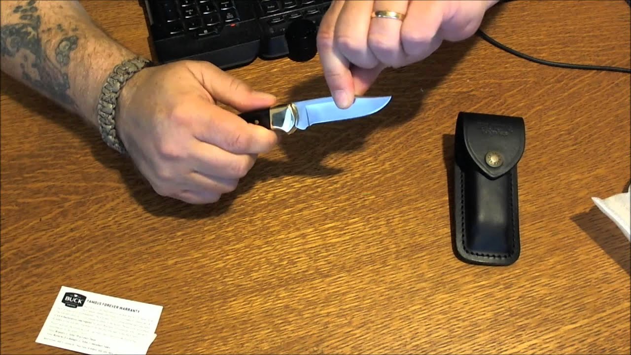 Unboxing & First Impression Buck 112 Ranger, Lockback Folding Knife ...