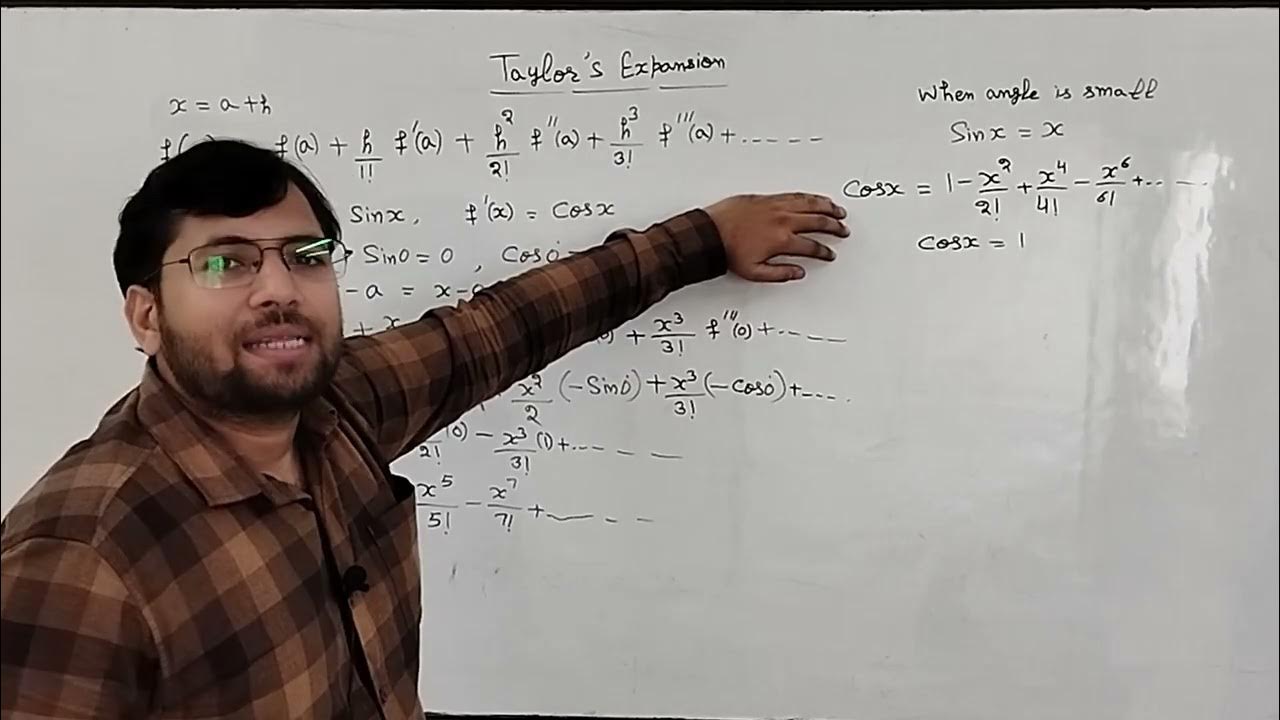 Taylor Expansion with Examples || Sin and Cosine expansion Series ...
